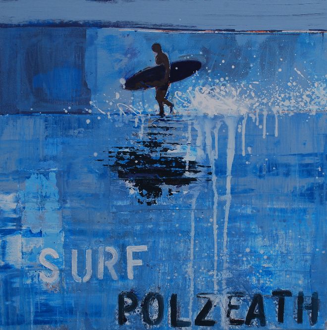 Surf, Polzeath, Cornwall. Original Painting or Print Available ...