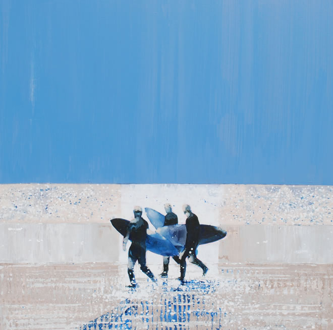 Fistral Blue, Newquay, Cornwall. Limited Edition Print - Cornish ...